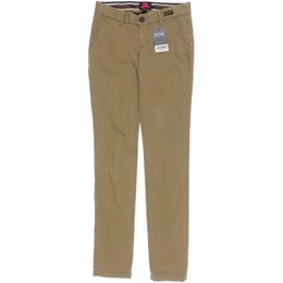 Superdry Damen Stoffhose, beige, Gr. 0