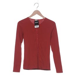 hessnatur Damen Langarmshirt, bordeaux, Gr. 36