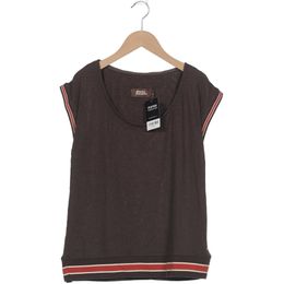 4funkyflavours Damen T-Shirt, braun, Gr. 38