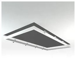 LED Panel Einbaurahmen 120x60cm weiß Deckeneinbau Montagerahmen für Rigipskarton...