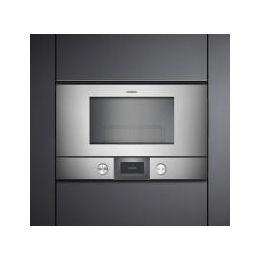 GAGGENAU BMP224110 Mikrowelle + Grill 21l Serie 200 Metallicallic Türanschlag...