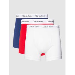 Calvin Klein Underwear Trunks mit Logo-Bund im 3er-Pack