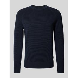 Marc O'Polo Regular Fit Strickpullover mit Ripp-Optik