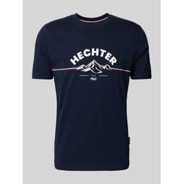 HECHTER PARIS T-Shirt mit Label-Print