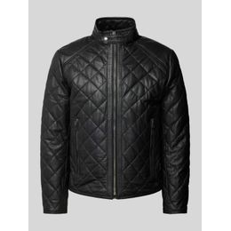 JOOP! Lederjacke mit Stehkragen Modell 'Boys'