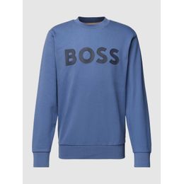 BOSS Sweatshirt mit Label-Print Modell 'Soleri'