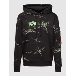 Alpha Industries Hoodie mit Label-Print