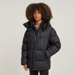 G-Star Raw Kids Whistler Padded Hooded Jacke - Schwarz - jungen