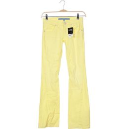 Escada Damen Jeans, gelb, Gr. 34