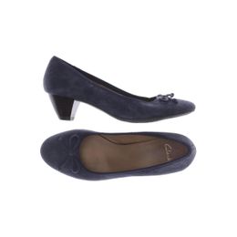 Clarks Damen Pumps, marineblau, Gr. 5