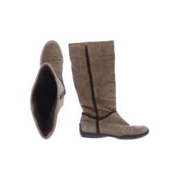 Esprit Damen Stiefel, beige, Gr. 38