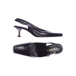 Prada Damen Pumps, schwarz, Gr. 37.5