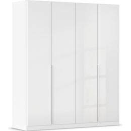 Drehtürenschrank Rauch "Kleiderschrank Schrank Garderobe AGORDO mit Dekor- oder Hochglanzfront" Schränke Gr. B/H/T: 181 cm x 210 cm x 54 cm, 4 St., weiß (alpinweiß, hochglanz weiß) durchdachte Innenausstattung, in 6 Breiten und 2 Höhen MADE IN GERMANY Bestseller