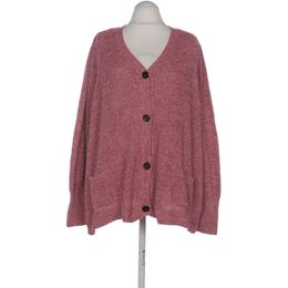 Ulla Popken Damen Strickjacke, pink, Gr. 54