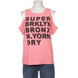 Superdry Damen T-Shirt, pink, Gr. 38