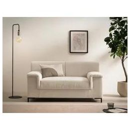 1,5-Sitzer Inosign "Jamie 2 B/T/H: 144/81/76 cm, auch in Cord" Sofas Gr. B/H/T: 144cm x 76cm x 81cm, Cord, beige (creme) zeitlos, modern, mit komfortablem Federkern