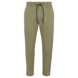 Chinohose BOSS ORANGE "Chino-Tapered-DS-1" Gr. 32, Länge 30, grün (open green349) Herren Hosen mit Kordelzug