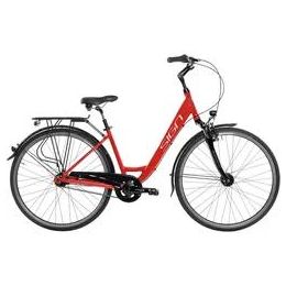 Cityrad SIGN Fahrräder Gr. 48cm, 28 Zoll (71,12cm), rot für Damen und Herren