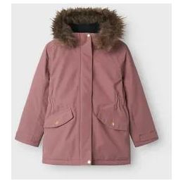 Skijacke name it "NKFSNOW10 SKI JACKET SOLID FO NOOS" Gr. 116, lila (grape shake) Mädchen Jacken