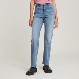 G-Star Raw Viktoria High Straight Jeans - Hellblau - Damen