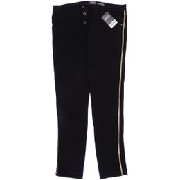 PLEASE Damen Jeans, schwarz, Gr. 0