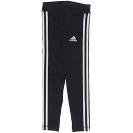 Adidas Damen Stoffhose, schwarz, Gr. 128