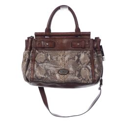 Fossil Damen Handtasche, braun, Gr.