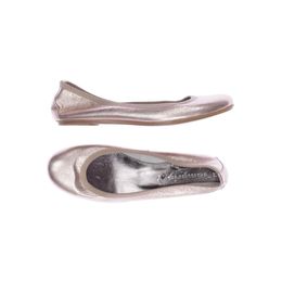 Tamaris Damen Ballerinas, gold, Gr. 38