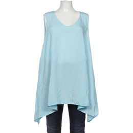 Ulla Popken Damen Bluse, blau, Gr. 46