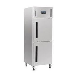 Gastro Polar Serie G Gefrierschrank Edelstahl mit 2 Türen 600L