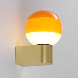 Marset Dipping Light A1 LED-Wandlampe, orange/gold