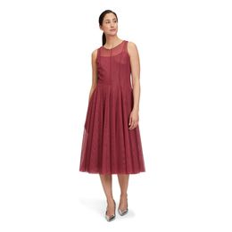 Cocktailkleid Vera Mont "Vera Mont figurbetont" Gr. 36, Normalgrößen, rot (velvet red) Damen Kleider Nahtführung