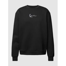 Karl Kani Sweatshirt mit Label-Stitching Modell 'SIGNATURE'