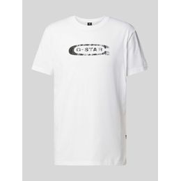 G-Star Raw T-Shirt mit Label-Print