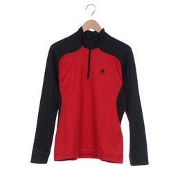 Odlo Herren Langarmshirt, rot, Gr. 48