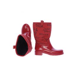 SOCCX Damen Stiefel, rot, Gr. 38