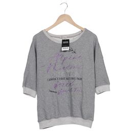 SOCCX Damen Sweatshirt, grau, Gr. 38