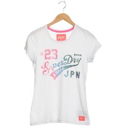 Superdry Damen T-Shirt, weiß, Gr. 38