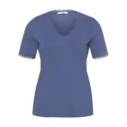 V-Shirt 1/2-Arm Emilia Lay blau, 42