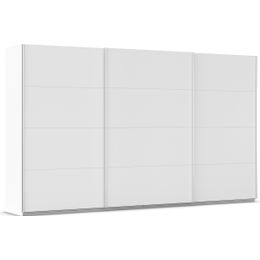 Schwebetürenschrank Rauch "Kleiderschrank Schrank Garderobe AGORDO mit Dekor- oder Hochglanzfront" Schränke Gr. B/H/T: 360 cm x 210 cm x 62 cm, 3 St., weiß (alpinweiß) durchdachte Innenausstattung, in 4 Breiten und 2 Höhen MADE IN GERMANY Bestseller