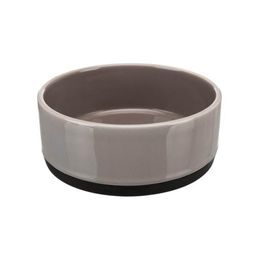 Trixie Bowl rubber band ceramic 0.4 l/ø 12 cm grey