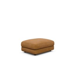 Hocker TENKSOM "Vivole, Fußablage, Pouff, mit Federkern" Gr. B/H/T: 98 cm x 38 cm x 70 cm, Polyester, gelb Polsterhocker perfekte Ergänzung zu Sofa VIVOLE