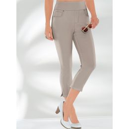 Stretch-Hose Casual Looks Gr. 54, Normalgrößen, grau (stein) Damen Hosen