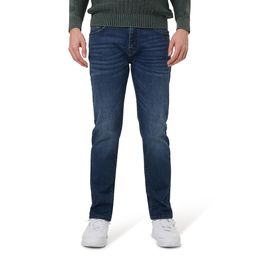 Straight-Jeans Pioneer Authentic Jeans "Rando" Gr. 42, Länge 30, blue, black fashion Herren Jeans