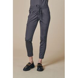 Jogginghose Zhrill Gr. L, N-Gr, schwarz (jet black) Damen Hosen mit Metalllabel