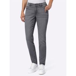 5-Pocket-Jeans Casual Looks Gr. 50, Normalgrößen, blau (stone, grey, denim) Damen Jeans