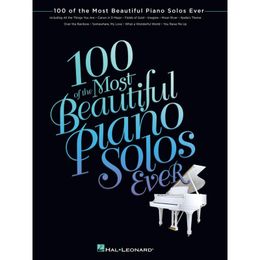 Hal Leonard 100 of the Most Beautiful Piano Solos Ever