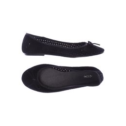 COX Damen Ballerinas, schwarz, Gr. 38