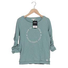 Tom Tailor Denim Damen Sweatshirt, türkis, Gr. 36