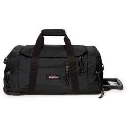 Weichgepäck-Trolley Eastpak "Leatherface S +" Gr. B/H/T: 34 cm x 55 cm x 26 cm 41 l, schwarz Koffer mit ausreichend Platz